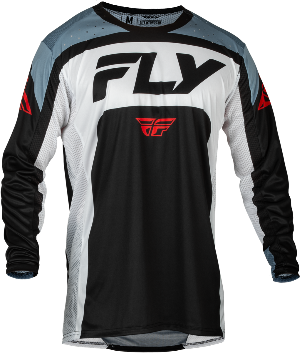 LITE JERSEY BLACK/WHITE/DENIM GREY MD – Avalanche Motorsports