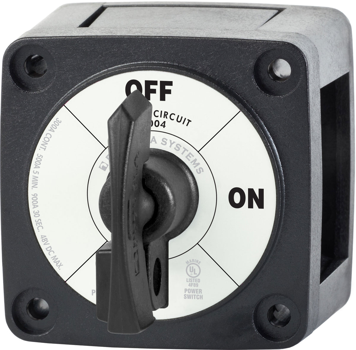 Blue Sea M-Series Battery Switch On/Off Black with Locking Key ...