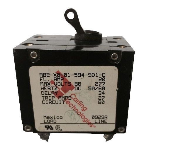 Newmar 50 Amp Double Pole Breaker W/ Black Throw – Avalanche Motorsports
