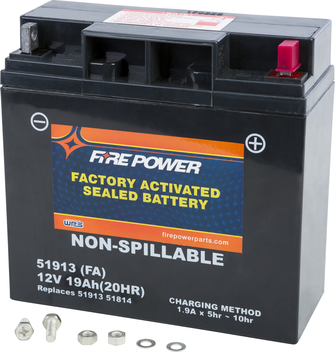 BATTERY 51913 SEALED FACTORY ACTIVATED – Avalanche Motorsports