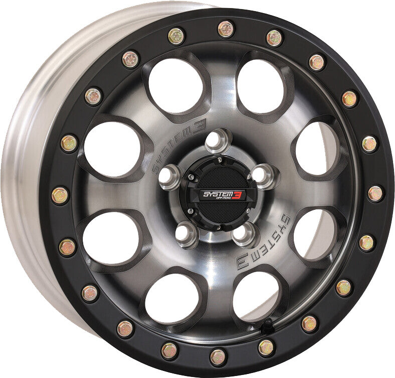 SB7 BL WHEEL 15X7 4+3 (+10MM) 5/4.5 TITANIUM – Avalanche Motorsports