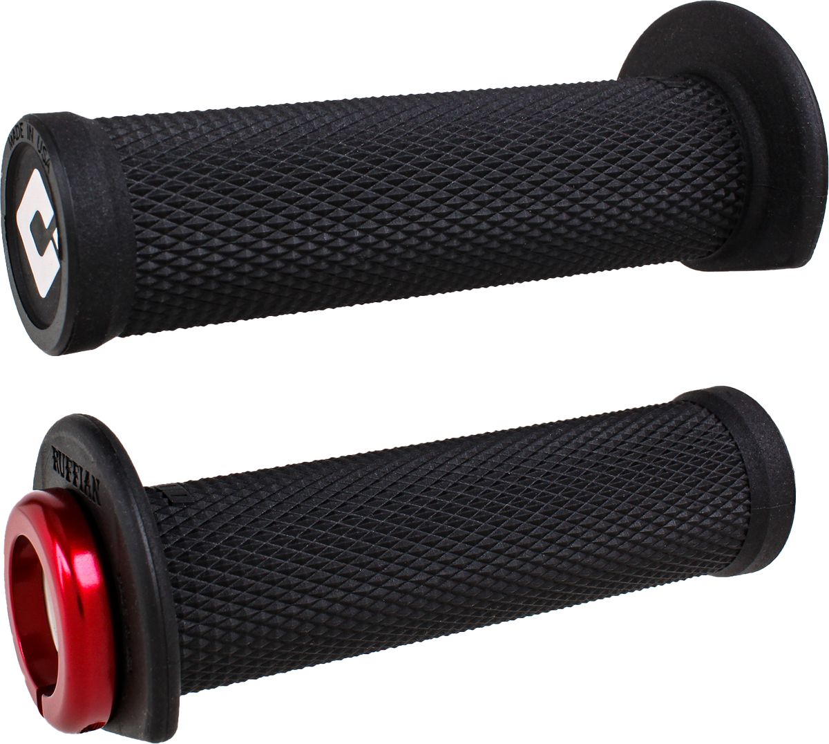 ATV/PWC RUFFIAN LOCKON GRIP 125MM BLACK/RED – Avalanche Motorsports