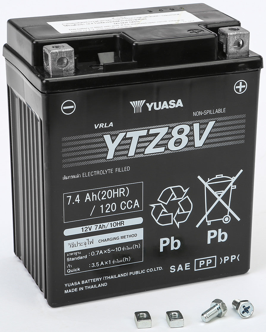 BATTERY YTZ8V SEALED FACTORY ACTIVATED – Avalanche Motorsports